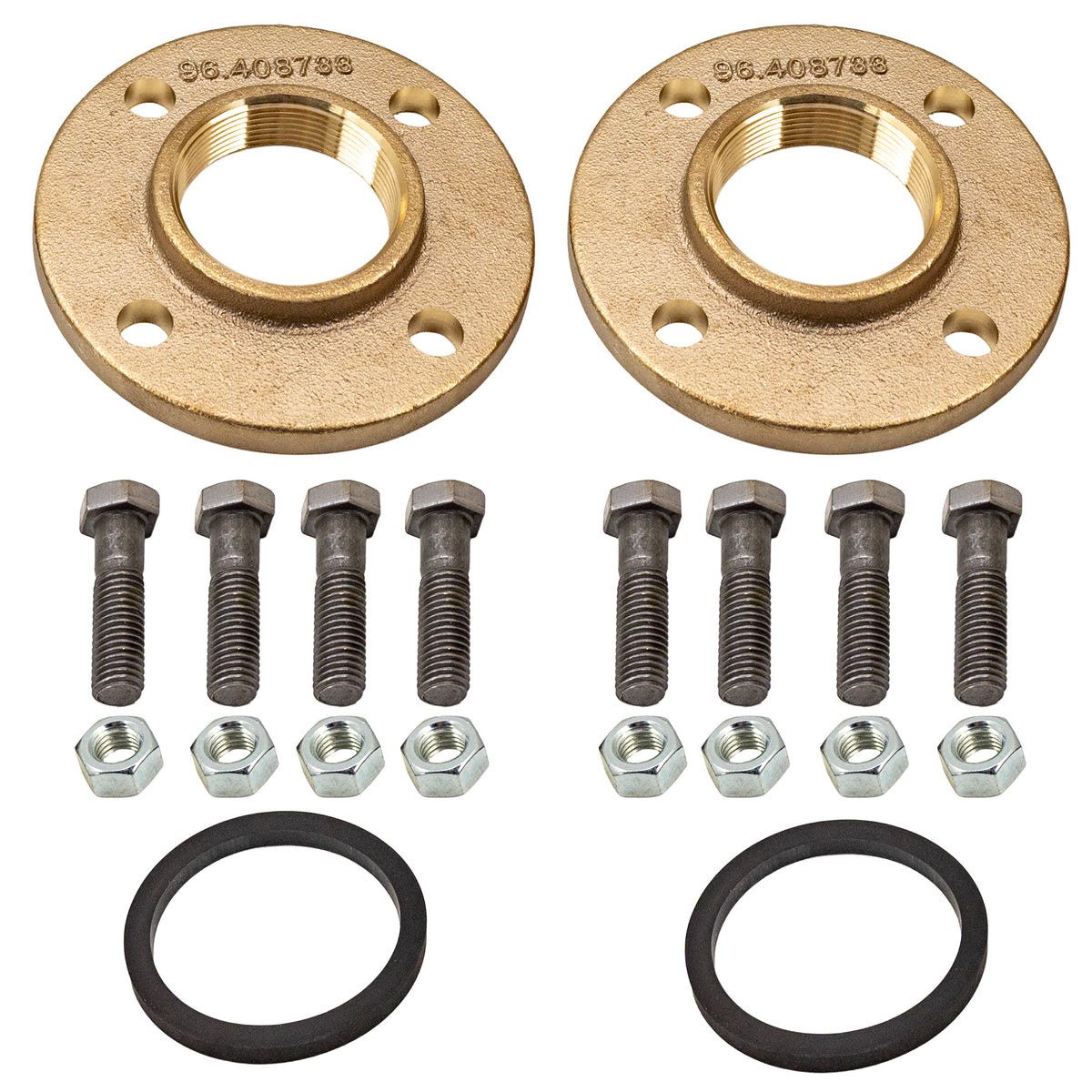 Grundfos Bronze 2'' NPT Treaded Flanges Set Kit (pair) | 96409355 ...