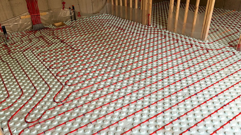 Elecric Boiler Hydronic Radiant Floor Heating Garage Kits - PEX on foa ...