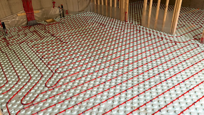 Electric Boiler Hydronic Radiant Floor Heating Basement Kits - PEX on ...