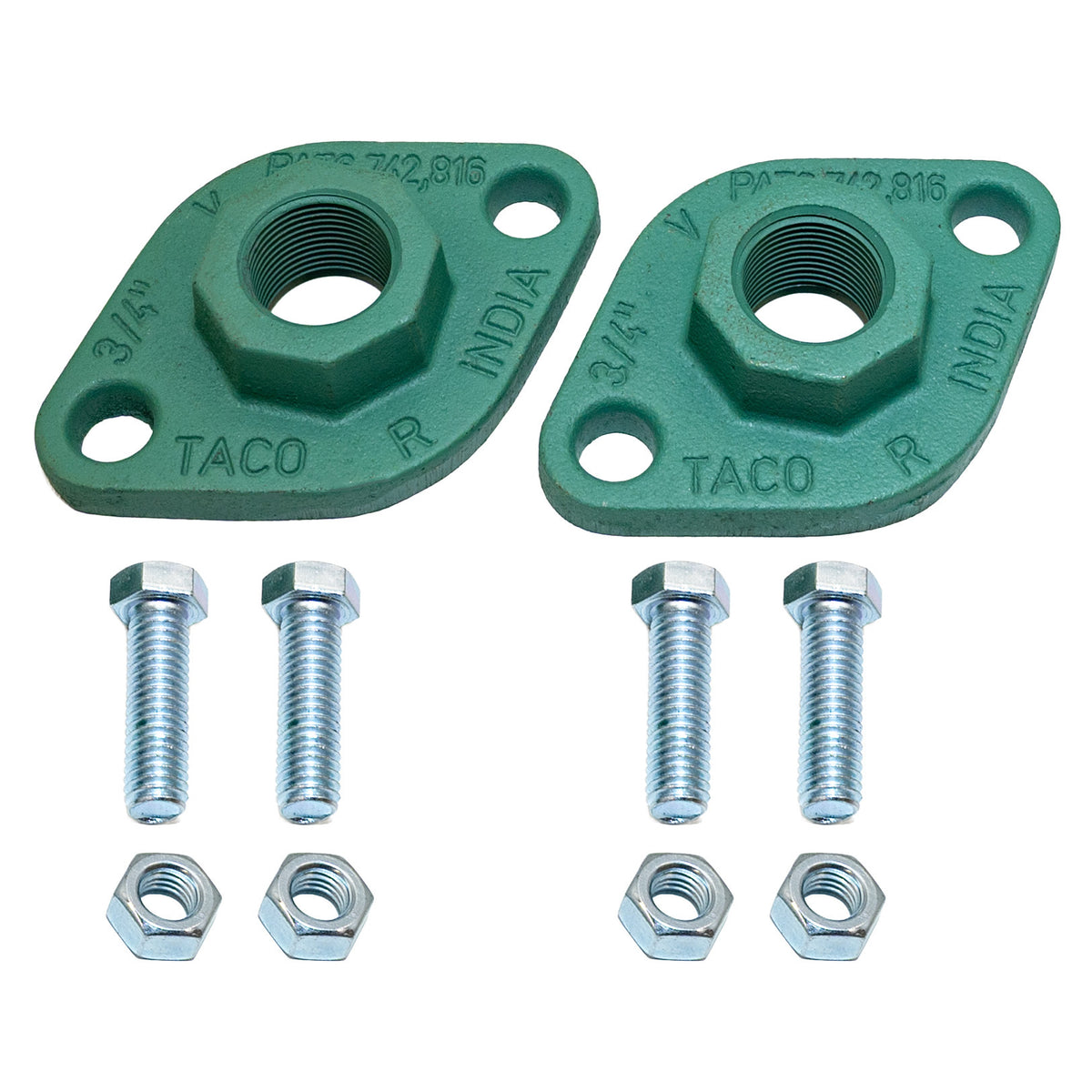 3/4'' Cast Iron Pump Flanges (pair) | Taco 110-251F – Nordik Radiant