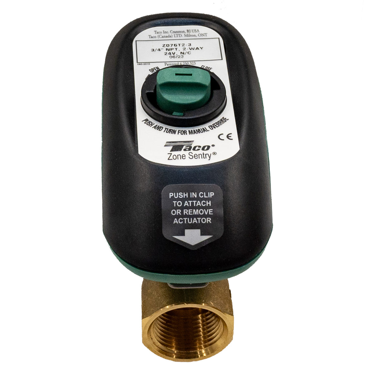 2-Way 3/4" NPT Zone Sentry Zone Valve | Taco Z075T2-3 – Nordik Radiant
