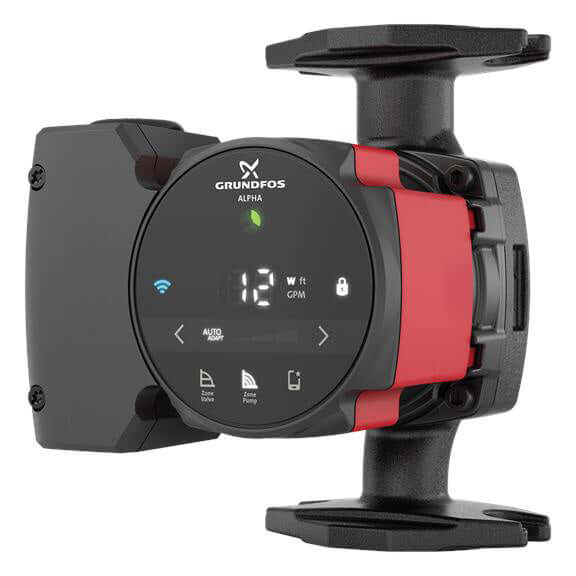 Grundfos ALPHA 15-58F, 115V, variable speed circulator pump – Nordik ...